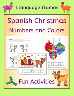 Spanish Christmas Navidad Numbers and Colors Activities | Made By Teachers