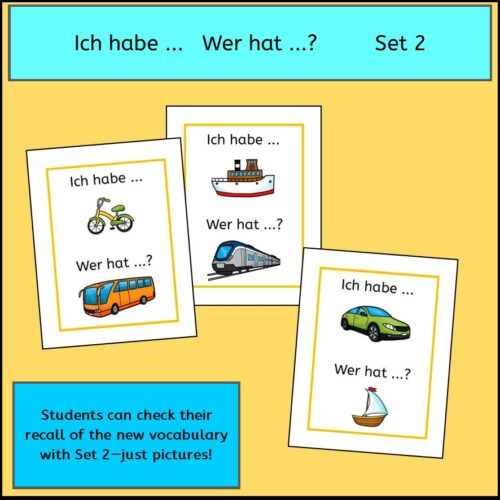 German Transport Ich habe ... Wer hat ...? Fahrzeuge Game | Made By ...