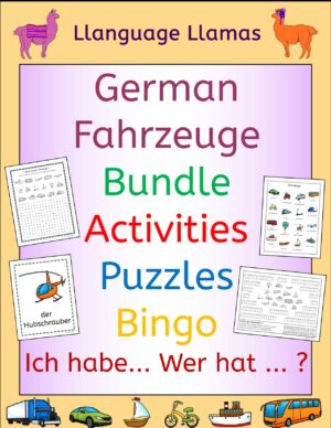 German Transport Ich habe ... Wer hat ...? Fahrzeuge Game | Made By ...