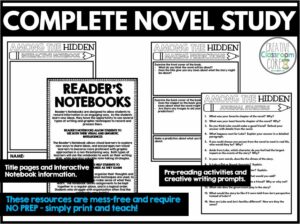 Among the Hidden Novel Study - Comprehension Questions - Activities ...