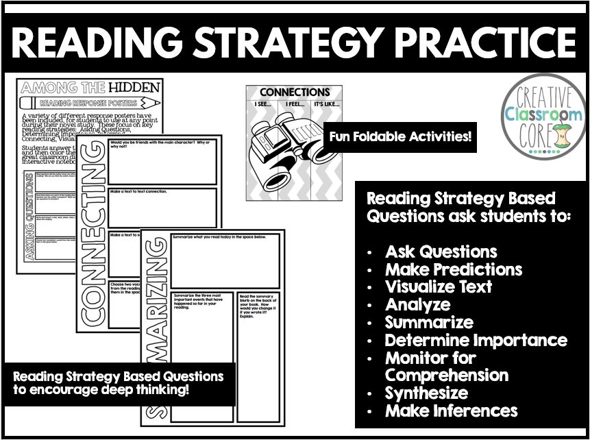 Among the Hidden Novel Study - Comprehension Questions - Activities ...