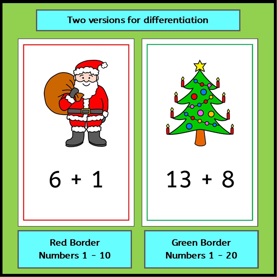 Christmas Addition Scavenger Hunt - Add Around the Room - Scoot | Made ...