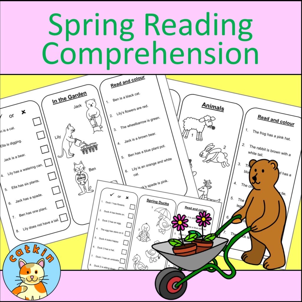 Picture Reading Comprehension for beginners and SEN - Spring theme ...