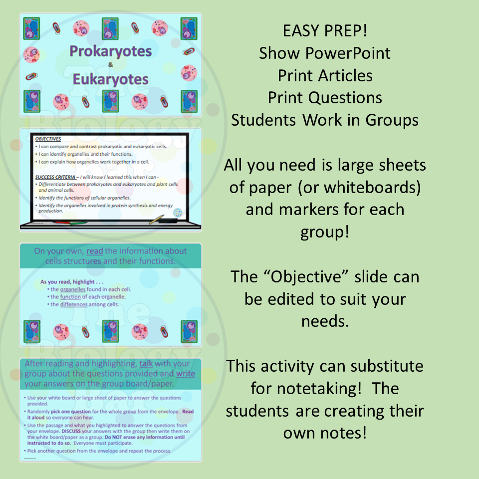 TRTW Talk Read Talk Write Cell Structure & Function Biology | Made By ...
