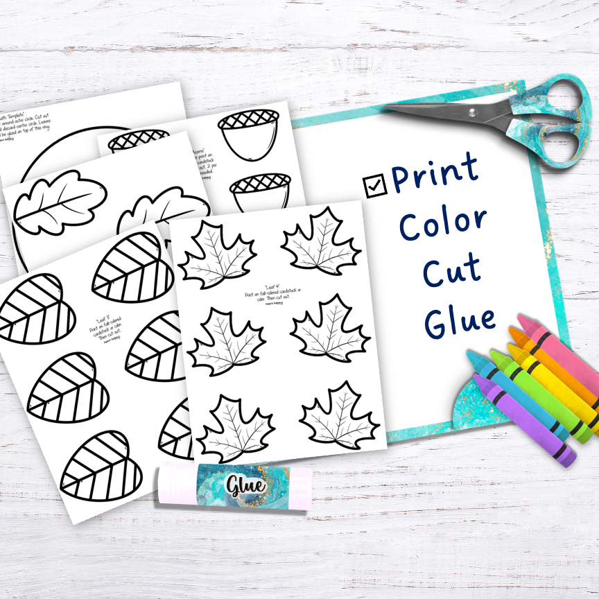 Fall Leaf Wreath Craft | Made By Teachers