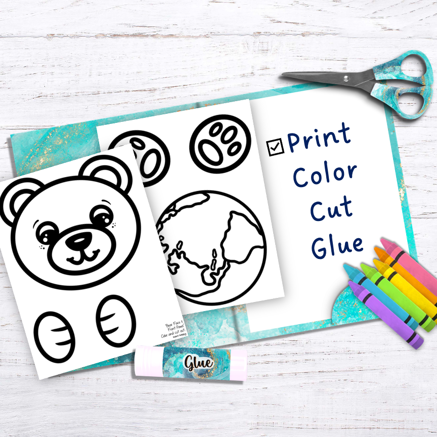 Earth Day Bear Hug Craft | Made By Teachers