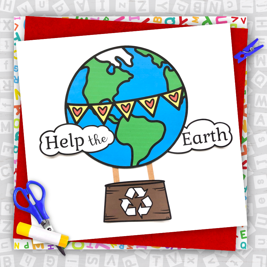 Earth Day Hot Air Balloon Craft | Made By Teachers