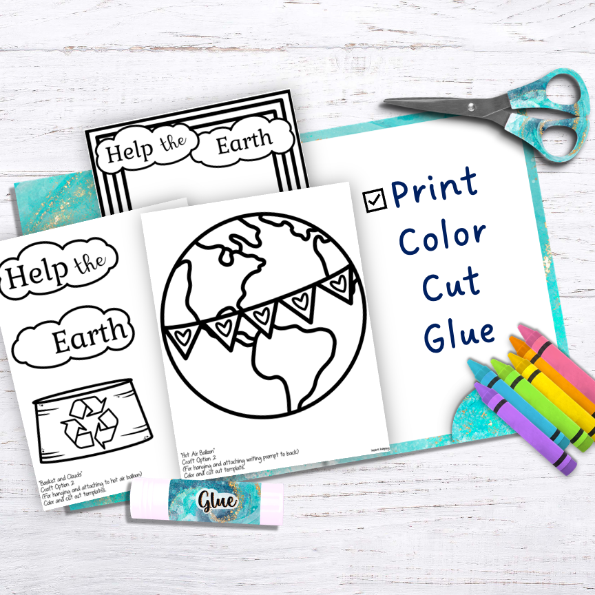 Earth Day Hot Air Balloon Craft | Made By Teachers