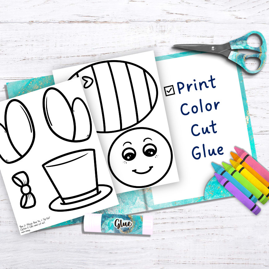 Love Bugs Bee Craft | Spring Craft | Insect Craft | Valentine's Craft ...