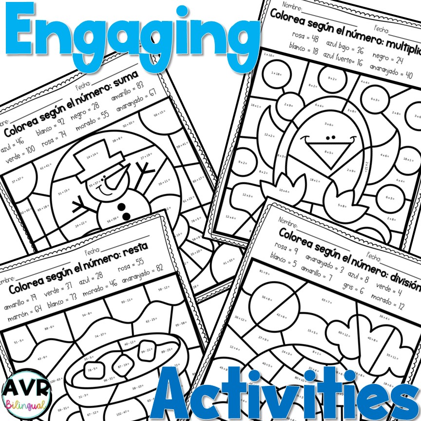 Winter Activity Packet | Bilingual | Actividades para el Invierno ...