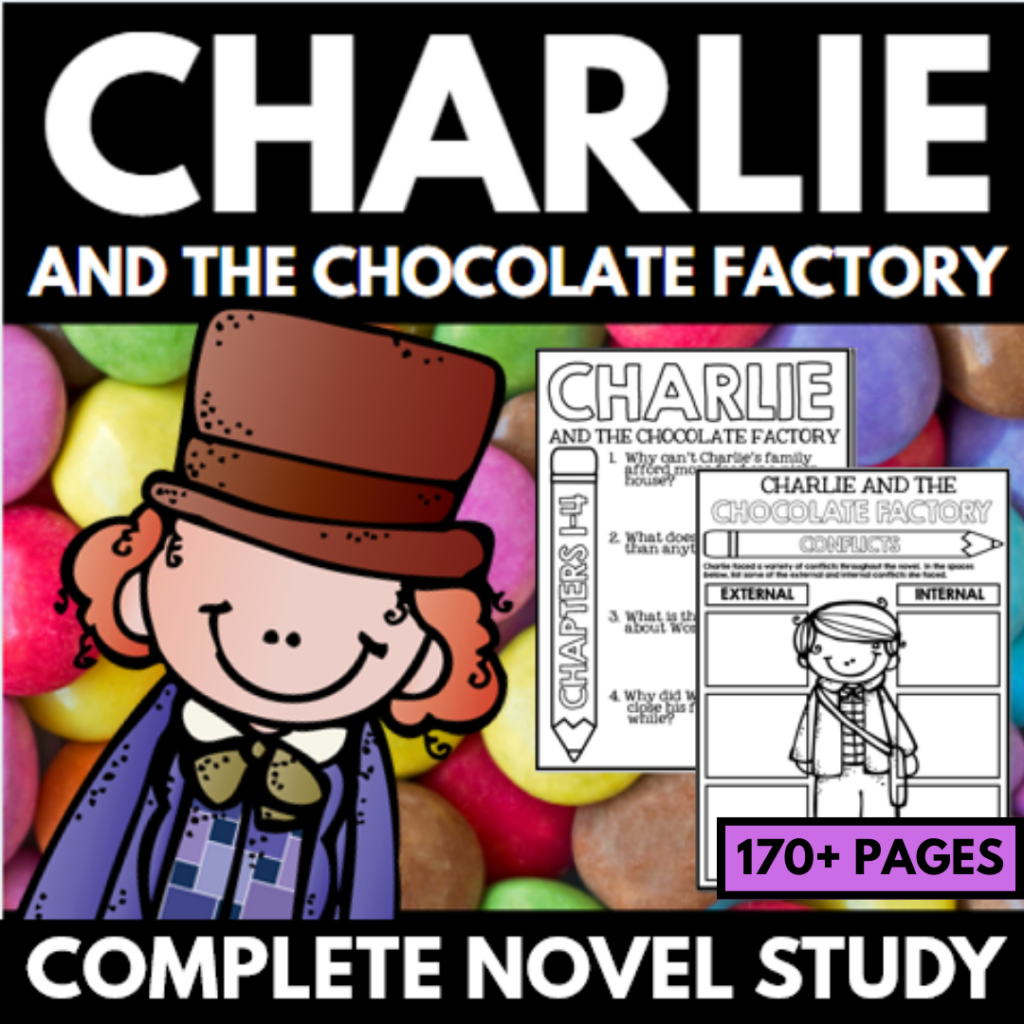Charlie and the Chocolate Factory Novel Study - Chapter Questions ...