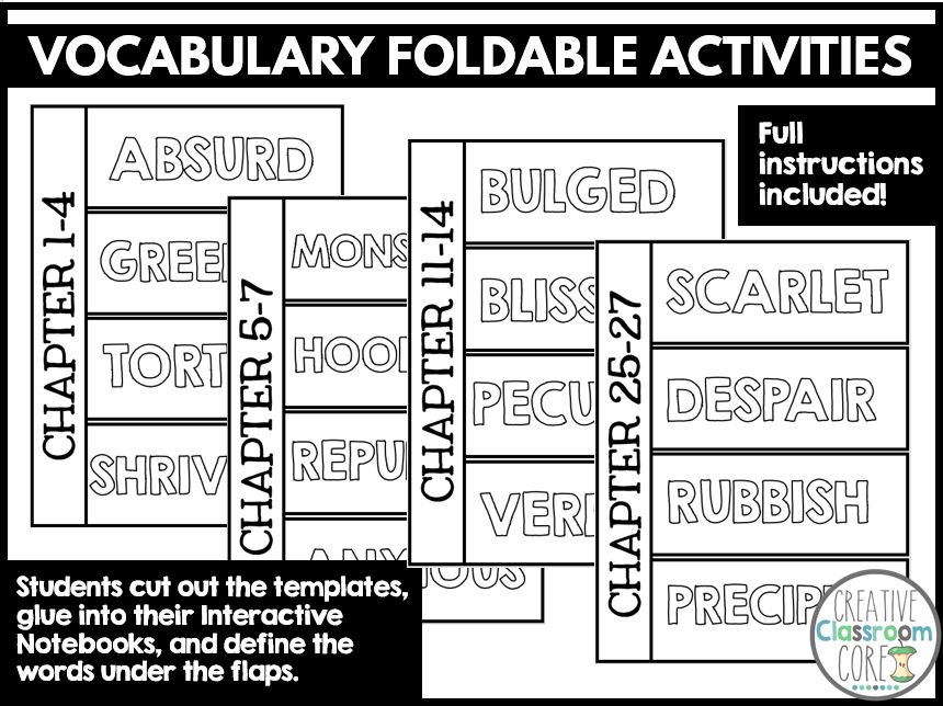 Charlie and the Chocolate Factory Novel Study - Chapter Questions ...