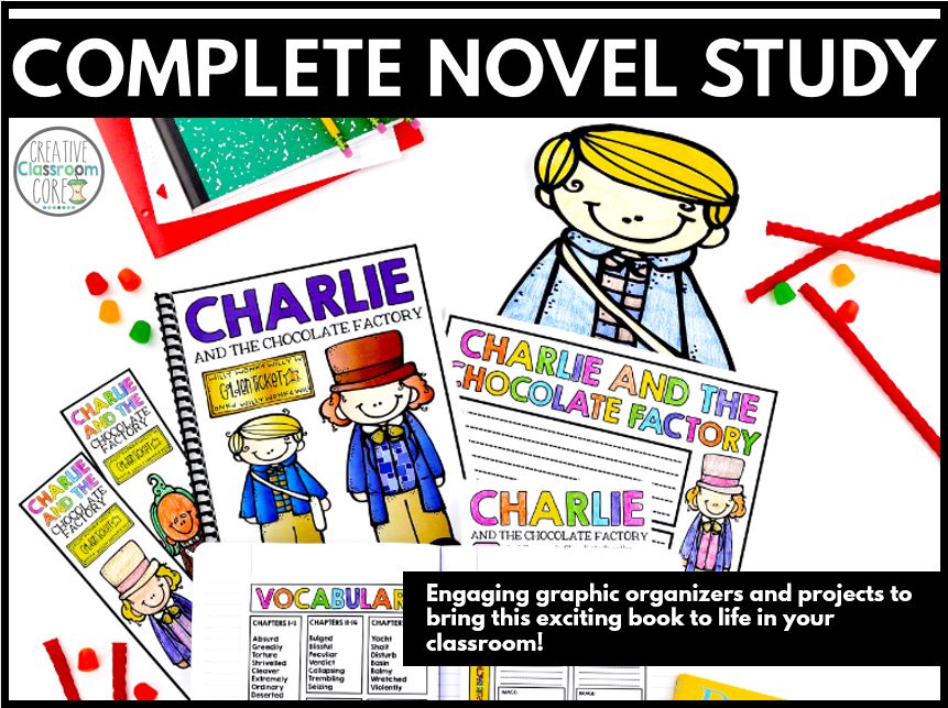 Charlie and the Chocolate Factory Novel Study - Chapter Questions ...