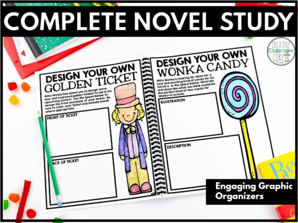 Charlie and the Chocolate Factory Novel Study - Chapter Questions ...