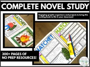 Hatchet Novel Study - Activities - Study Questions - Final Projects ...