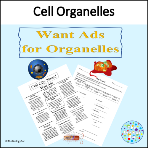Cell Organelle Structure Function Want Ads | Made By Teachers