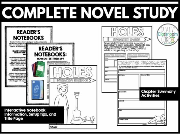 Holes Novel Study Unit - Holes Comprehension Questions - Chapter ...
