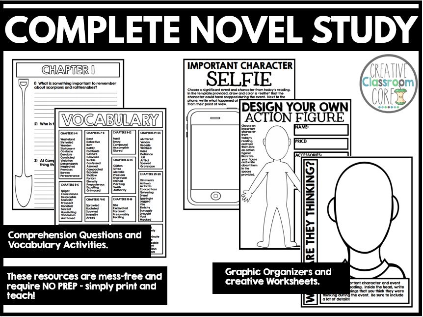 Holes Novel Study Unit - Holes Comprehension Questions - Chapter ...