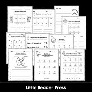 Christmas Literacy & Math Activity Booklet - Made By Teachers