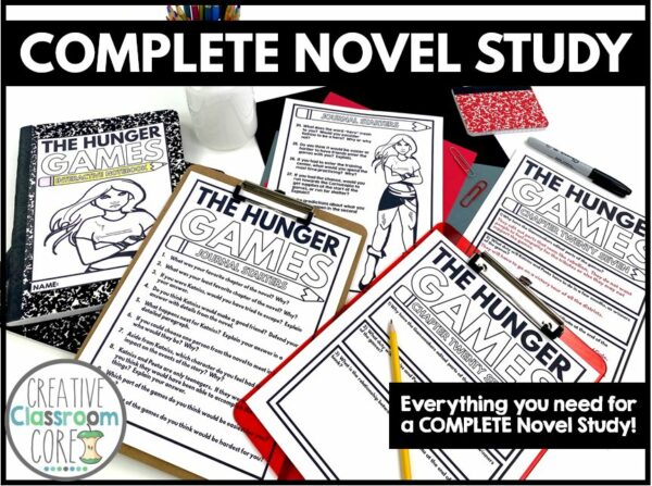 The Hunger Games Novel Study Unit - Activities - Questions - Projects ...