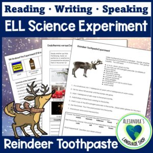 ELL Science Experiment | Reindeer Toothpaste | Made By Teachers