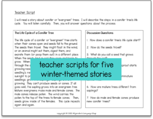 Retell and Sequencing Activities for ELL Students Winter Edition - Made ...
