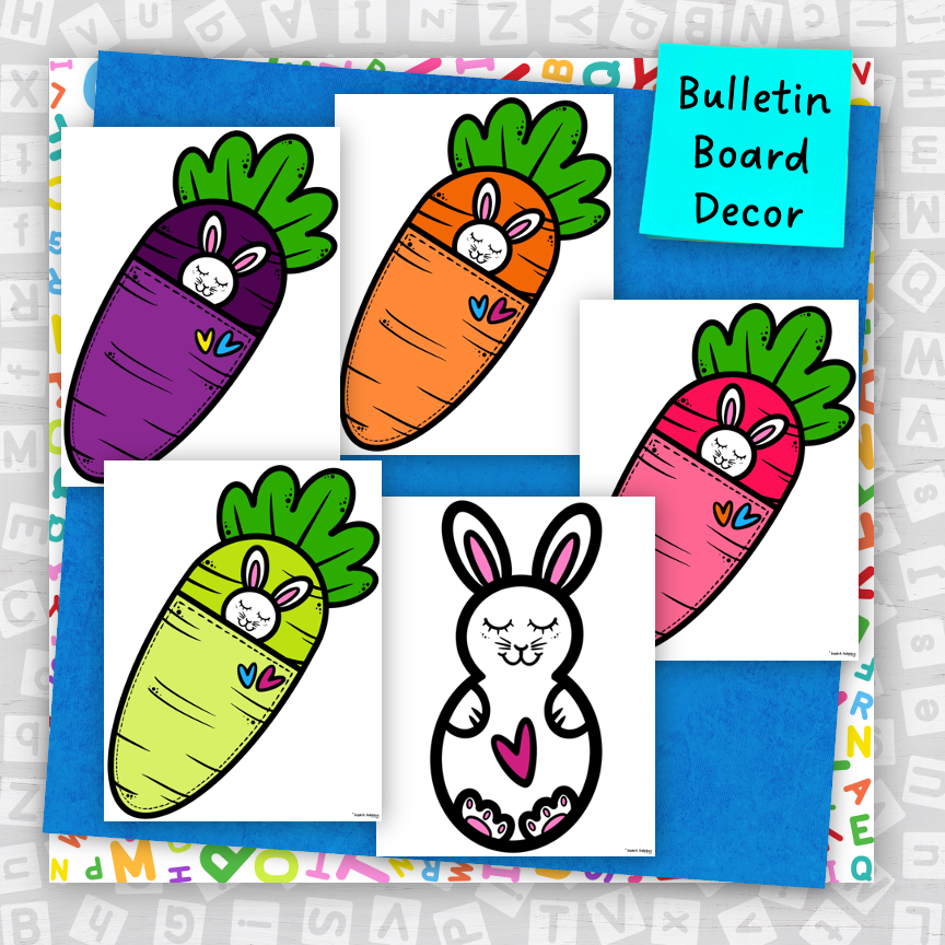 Bunny Craft | Spring Craft | Easter Craft | Prompts & Bulletin Board ...