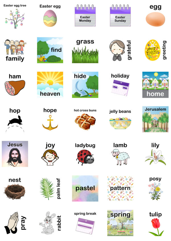 Easter Bingo Kids 7x7 (100 pages + call sheet) | Made By Teachers