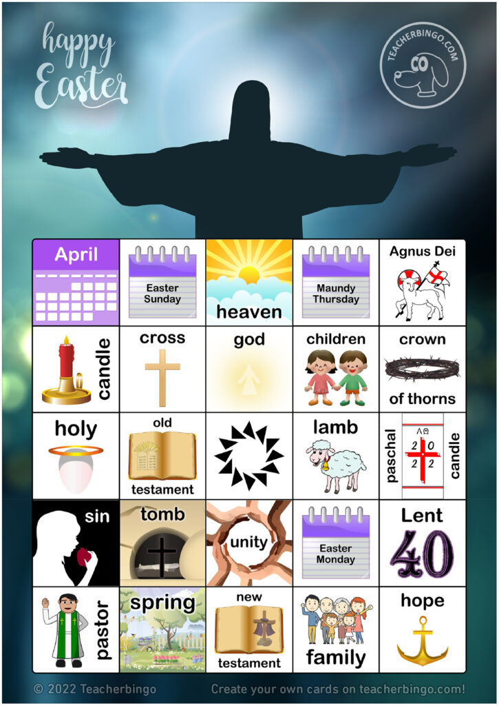 Easter Bingo 6x6 (5 pages + call sheet) | Made By Teachers