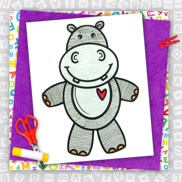 Hippo Craft | Zoo Animal Craft | Made By Teachers
