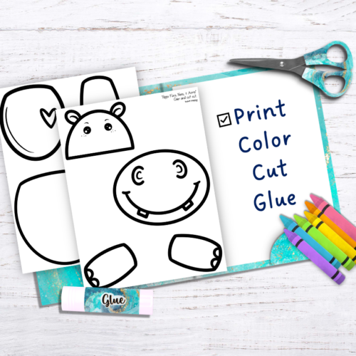 Hippo Craft | Zoo Animal Craft - Made By Teachers