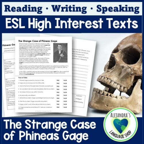 ELL Reading - The Strange Case of Phineas Gage | Made By Teachers
