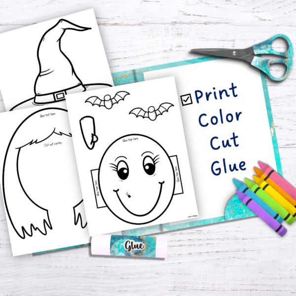 Witch Halloween Countdown Craft | Made By Teachers