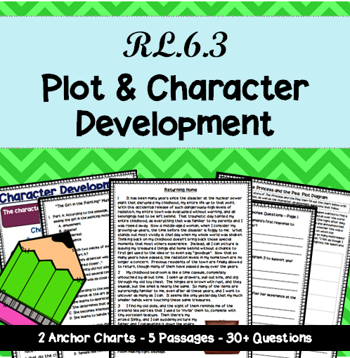 RL.6.3 - Plot & Character Development | Made By Teachers