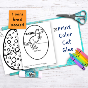 Hatching Dinosaur Craft | Made By Teachers