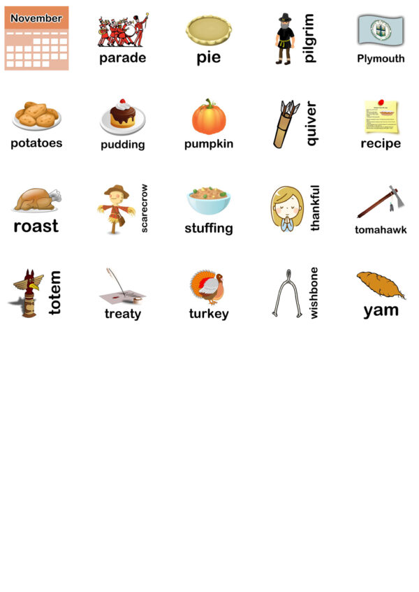 Thanksgiving Bingo 5x5 (100 pages + call sheet) | Made By Teachers
