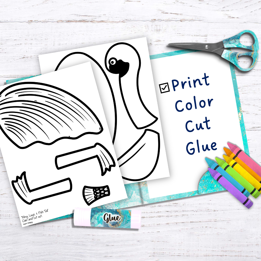 Pelican Craft | Bird Craft | Wetland Pond Craft | Louisiana State ...