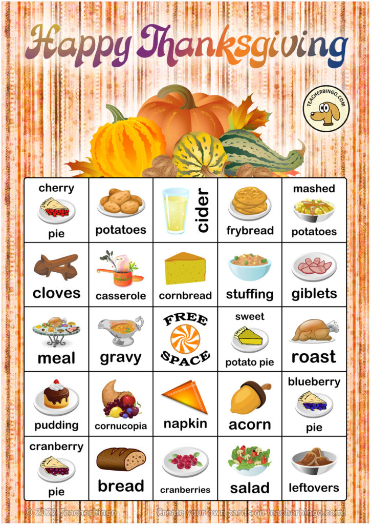 Thanksgiving Bingo Historical 3x3 (5 pages + call sheet) | Made By Teachers