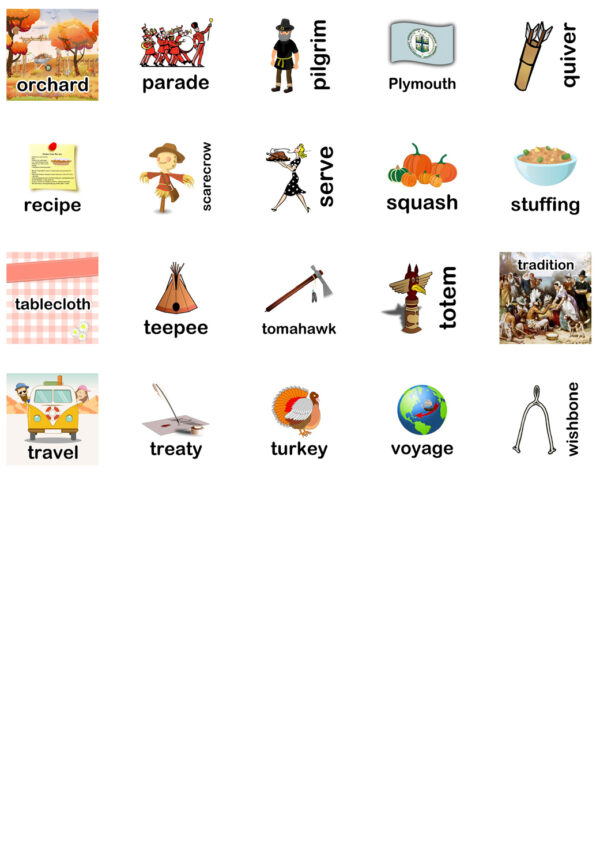 Thanksgiving Bingo Historical 5x5 (100 pages + call sheet) | Made By ...