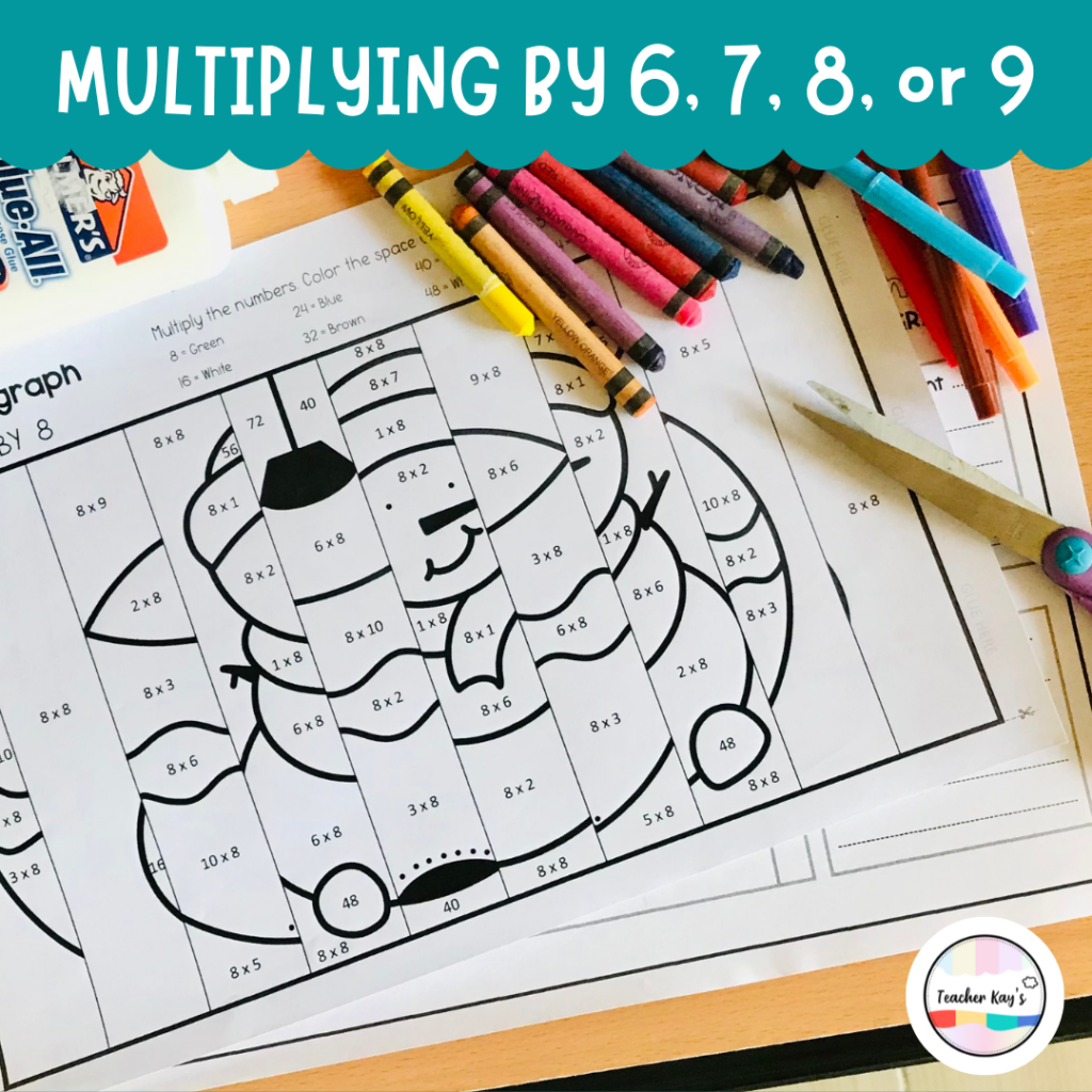Christmas Math Agamographs - Multiplying by 6, 7, 8, or 9 | Made By ...