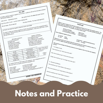 French grammar lesson - French negative expressions | Made By Teachers