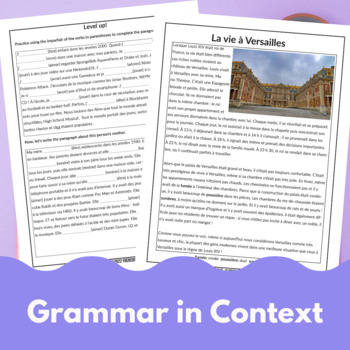 French grammar lesson - the Imparfait - Made By Teachers