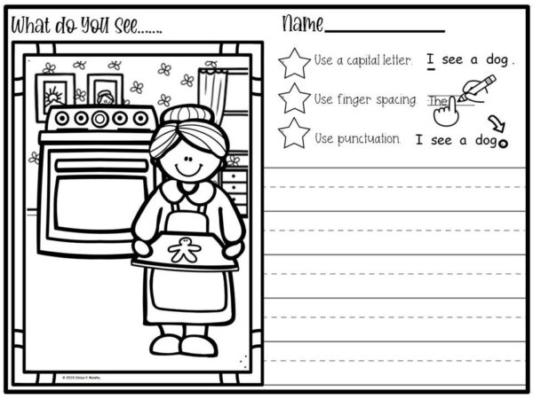gingerbread writing prompts | Made By Teachers