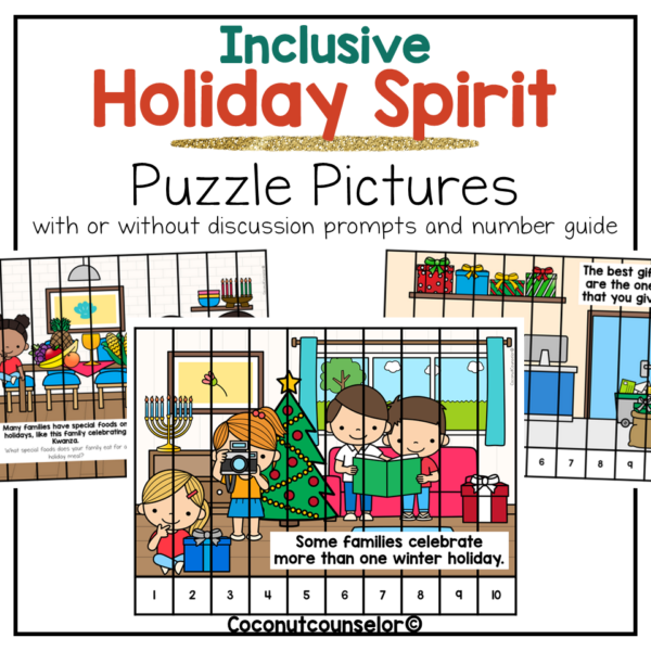 Inclusive Holiday Season Puzzle Pictures | Made By Teachers