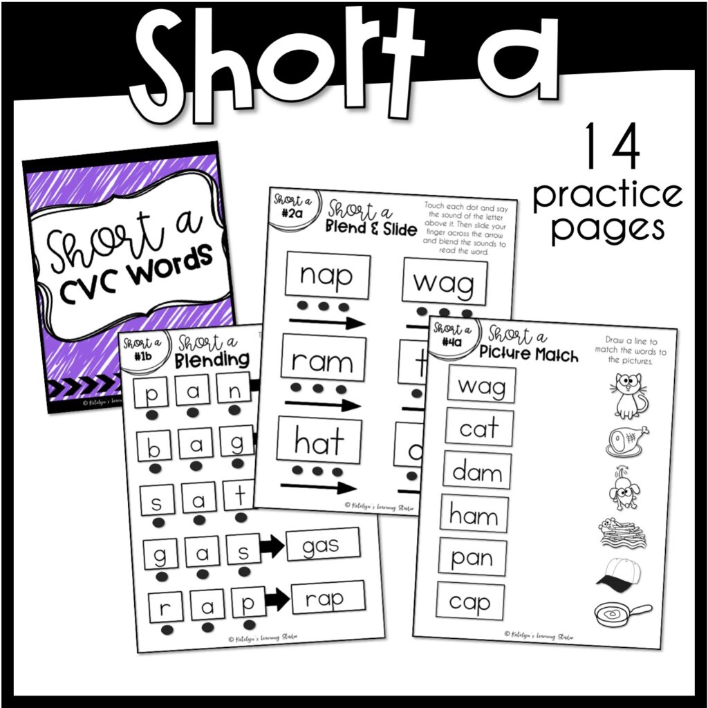 1st Grade CVC Words Intervention Binder and Activities | Made By Teachers