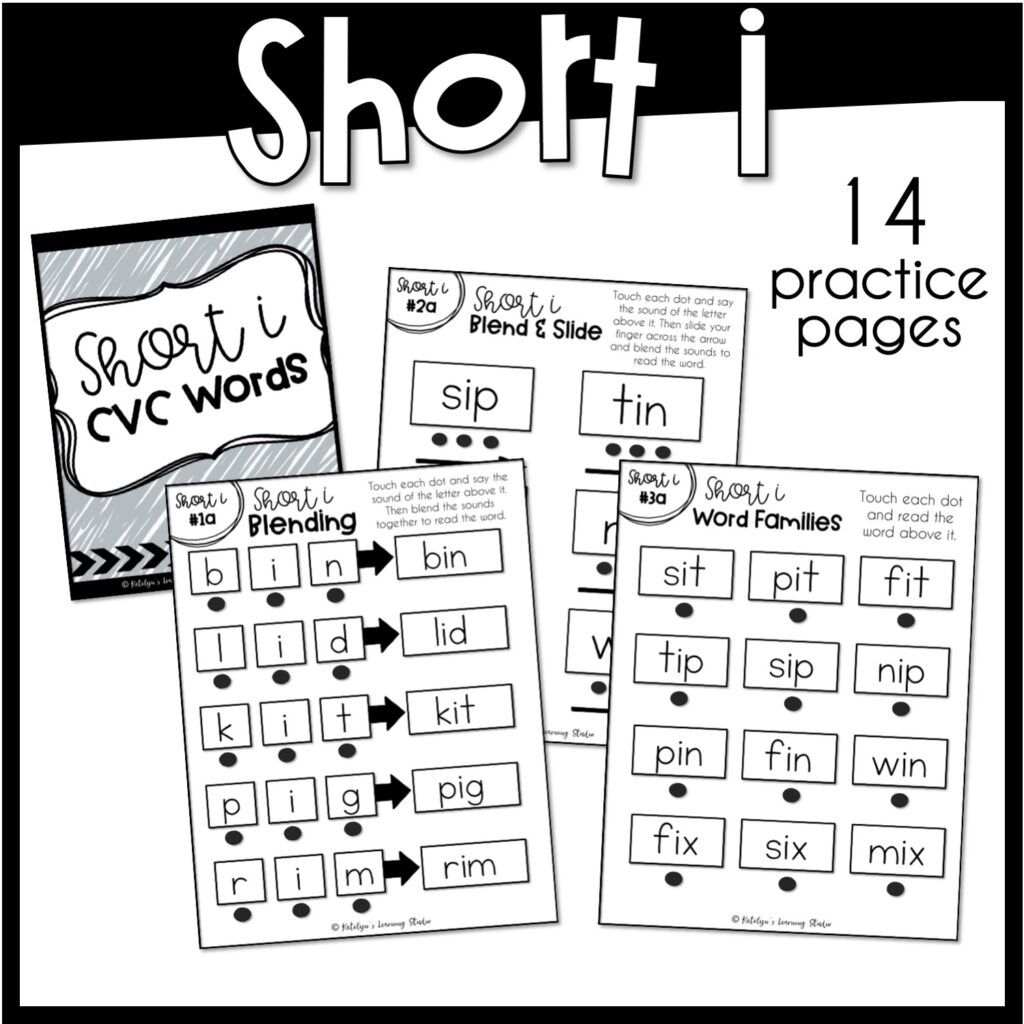 1st Grade CVC Words Intervention Binder and Activities | Made By Teachers