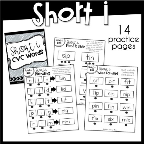 1st Grade CVC Words Intervention Binder and Activities - Made By Teachers