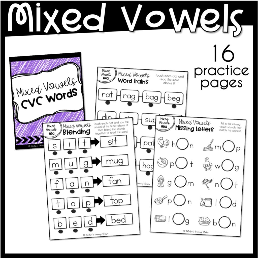 1st Grade CVC Words Intervention Binder and Activities | Made By Teachers