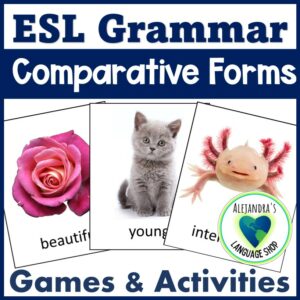 ESL Grammar Comparative Forms Games and Activities | Made By Teachers