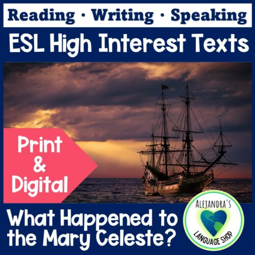 ESL High Interest Texts - The Mary Celeste | Made By Teachers